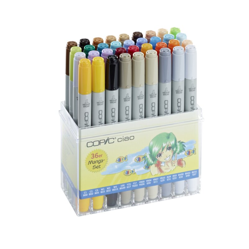 Copic Ciao Marker 36er Manga Set - www.kirch-onlineshop.de, 129,95